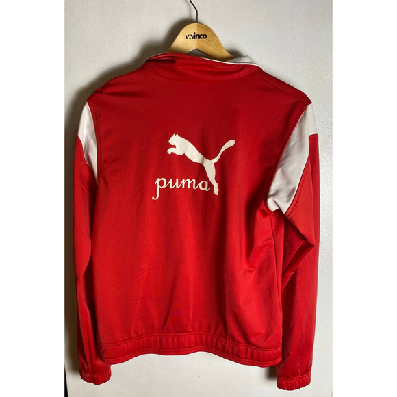 Puma | Jackets & Coats | Vintage Puma Red Track Jacket | Poshmark